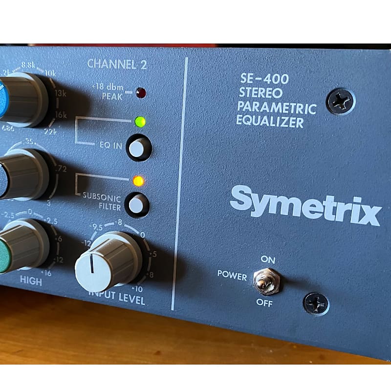 Symetrix SE-400 Stereo Parametric Equalizer Early 1980s - | Reverb