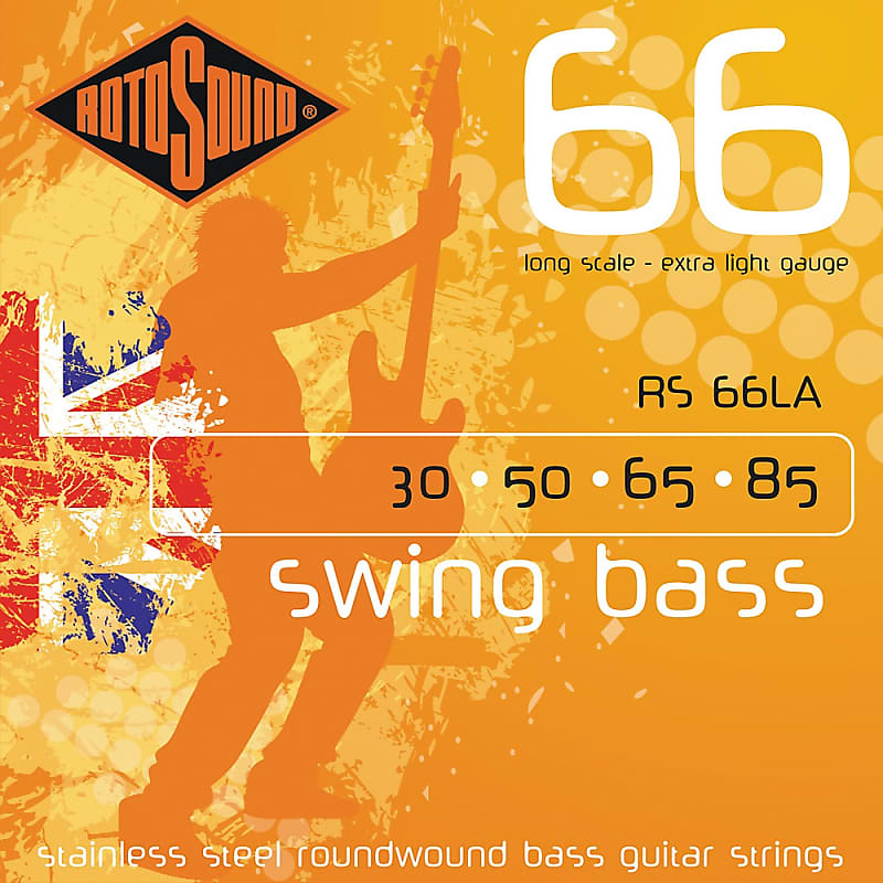 Rotosound RS66LA Extra Light Long Scale Bass Strings | Reverb