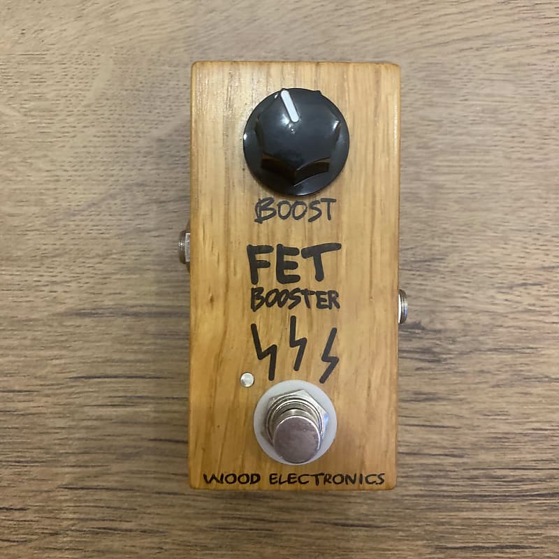 Wood Electronics FET Booster Buffer Overdrive Linear power | Reverb