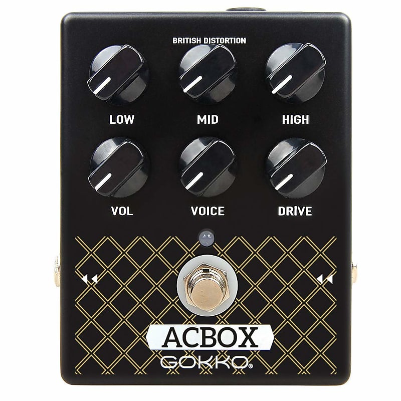 Gokko Audio AC Box VX-style Preamp/Drive Pedal 2020 Black | Reverb