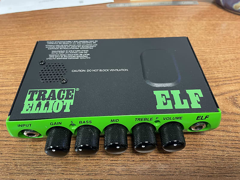 Trace Elliot ELF head 2021 - Black and green | Reverb