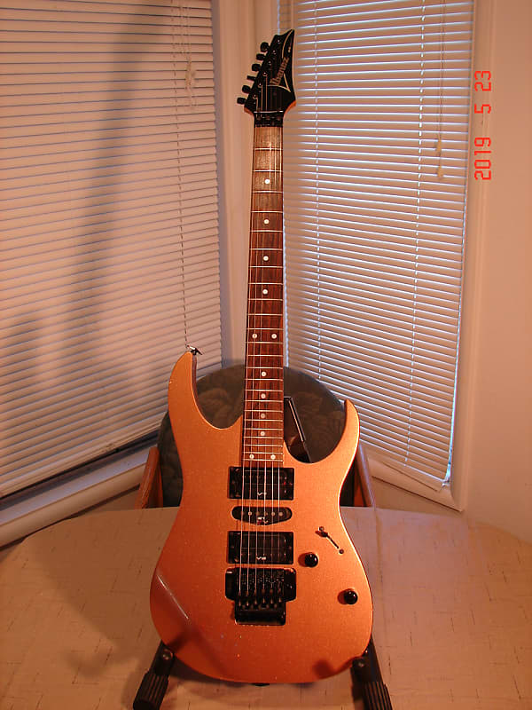 Rare Vintage 1999 Ibanez RG470 New Penny/Copper Finish MIJ | Reverb