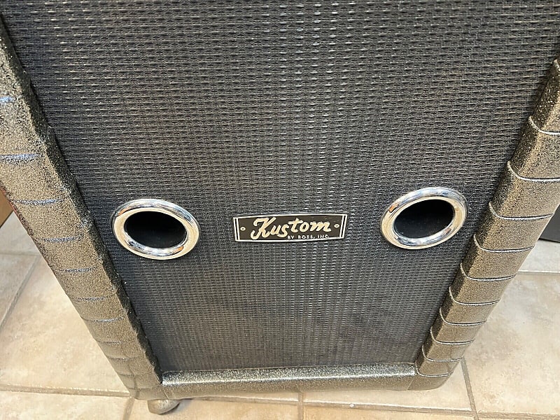 1969 Kustom K-100 50 Watt Bass Amp Head and 2x12 Cab 1969 Kustom K-100 50 Watt Bass Amp Head and 2x12 Cab