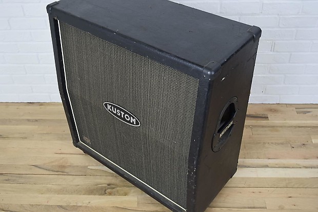 Kustom 4x12 PRO412A guitar speaker cabinet Awesome!-used cab | Reverb