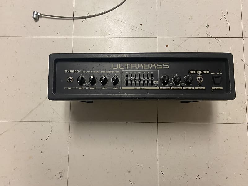 Behringer BXR 1800H Ultra Bass Head 2000 Black | Reverb