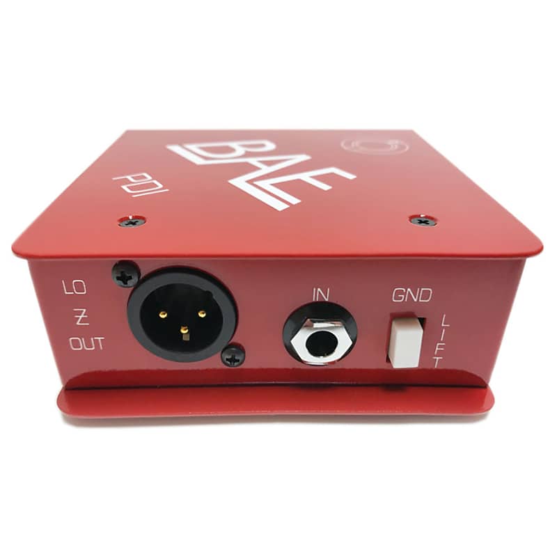 BAE PDI Single-Channel Passive Instrument DI Box with | Reverb