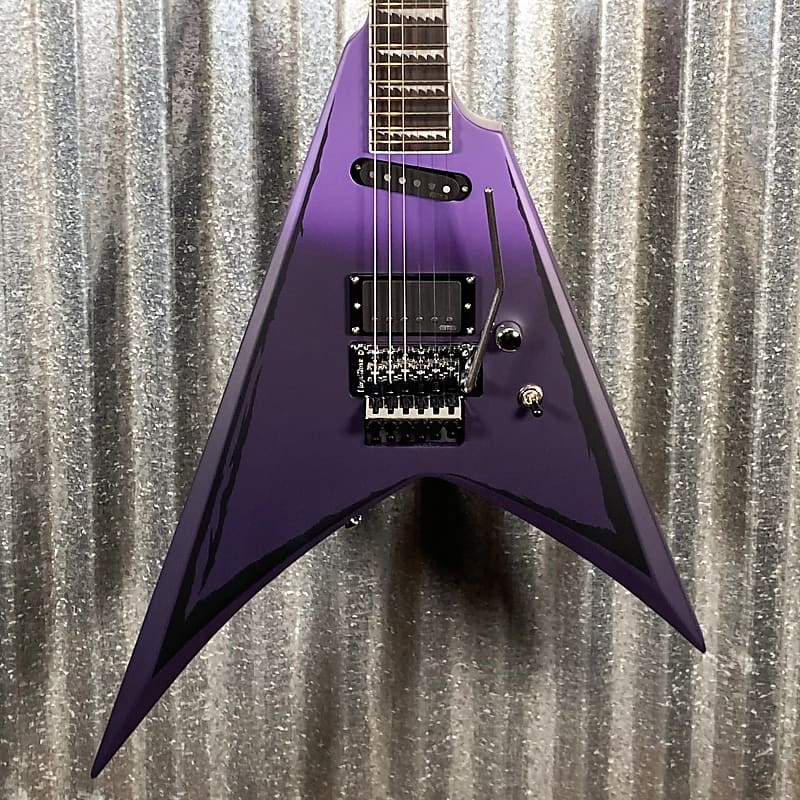 ESP LTD Alexi Laiho Ripped Sawtooth Arrow Purple Fade Satin | Reverb