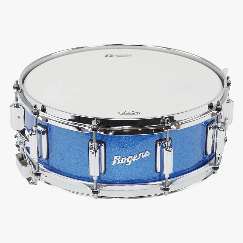 Rogers Dyna-Sonic Snare Drum 14x5 Blue Sparkle | Reverb