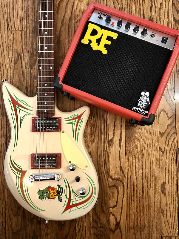 Lace Rat Fink Ed Roth Guitar #19 UNPLAYED AS NEW w RF-10 Amp | Reverb