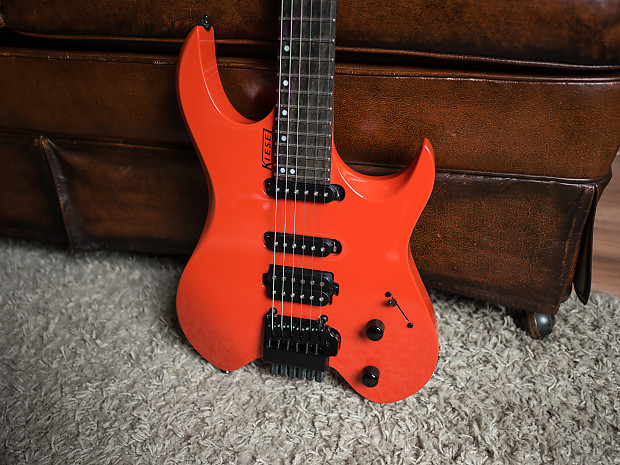 Kiesel Guitars Vader V6X 2017 Kiesel Racing Orange | Reverb
