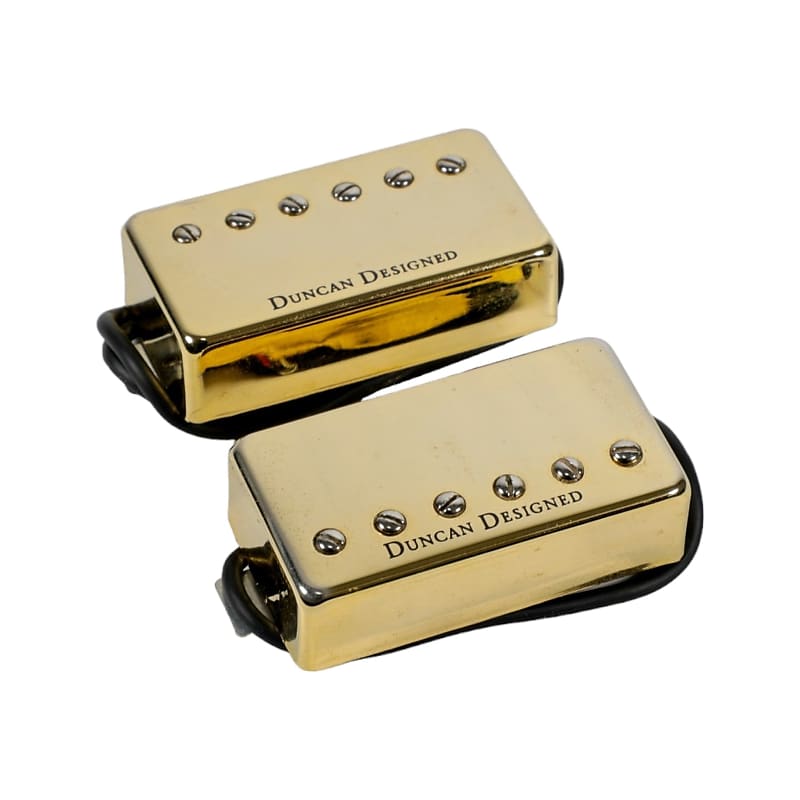 Duncan Designed Humbucker Pickup Set - HB103N & HB103B - Gold | Reverb