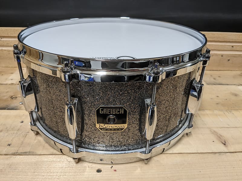 Gretsch Renown Maple Snare 14x6" - Silver Sparkle | Reverb