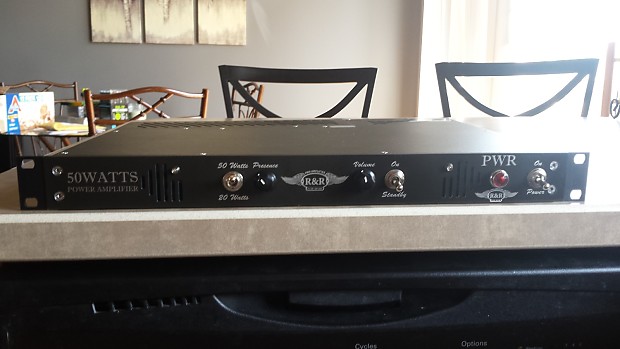 R&R Sound PWR-150 Tube Guitar Power Amp 1u Rackmount 50 watts | Reverb