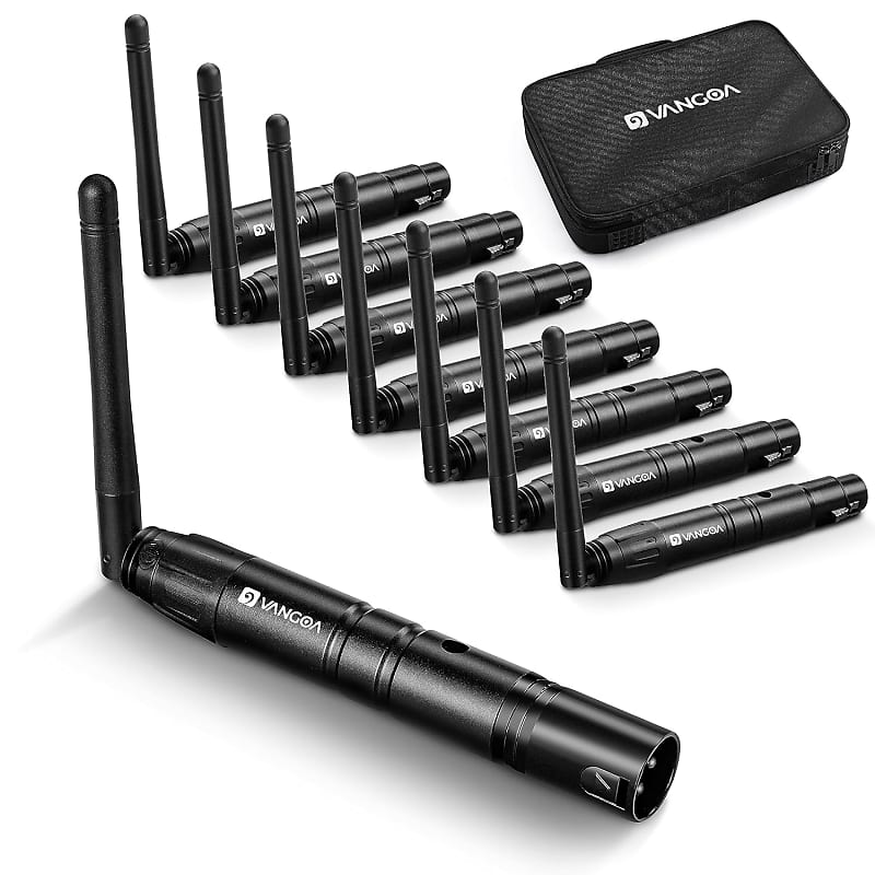Wireless Dmx 8Pcs Dmx512 Wireless Dfi Dj 2.4G 7 Receivers & 1 | Reverb
