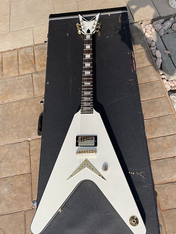 Dean 79 V white gold 2008 - White | Reverb