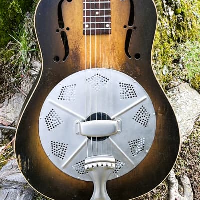 National Resophonic Radio Tone Resonator 1990's - Sunburst | Reverb