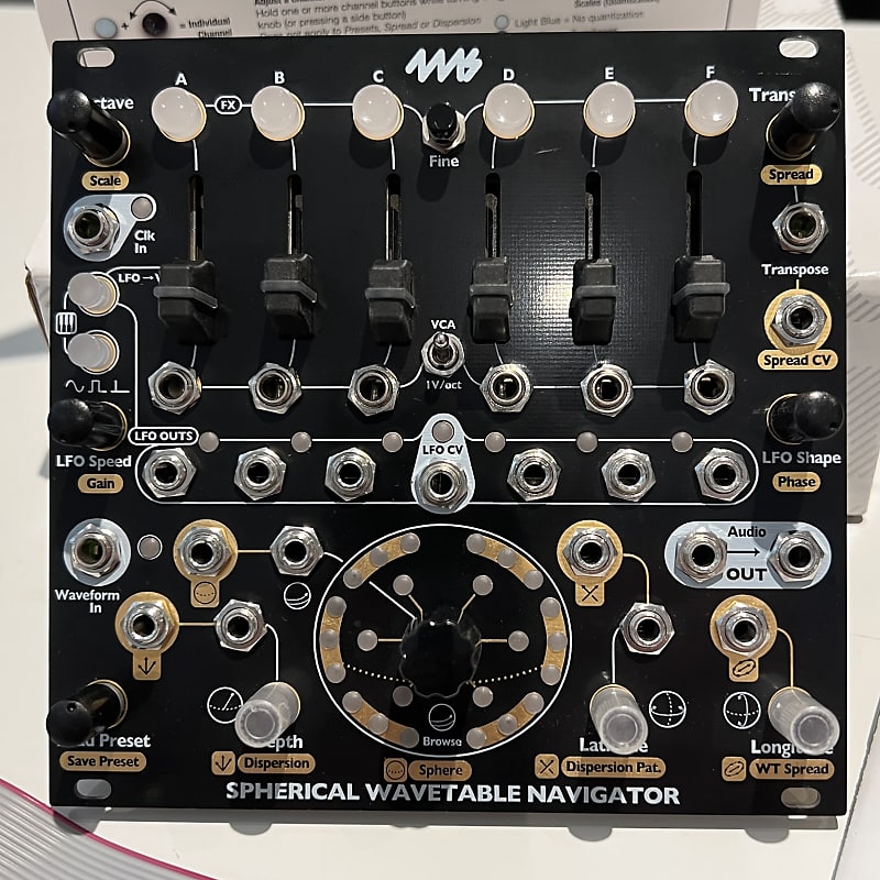 4ms Spherical Wavetable Navigator (SWN) 2021 - Black | Reverb 4ms Spherical Wavetable Navigator (SWN) 2021 - Black | Reverb