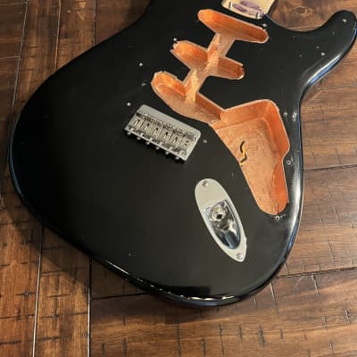 Strat Style Guitar Body-Hardtail-Nitro Finish | Reverb