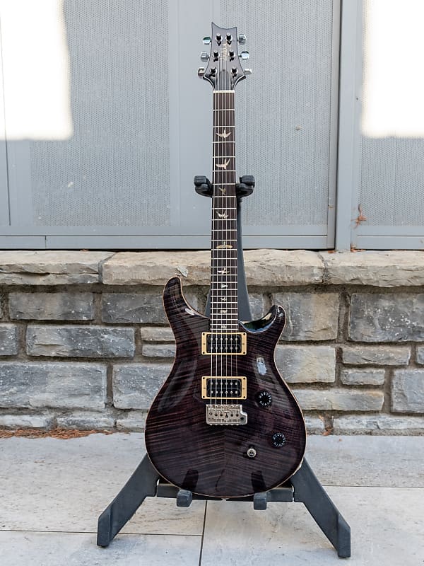 PRS Signature - Custom 24 1988 Negro/Gris | Reverb