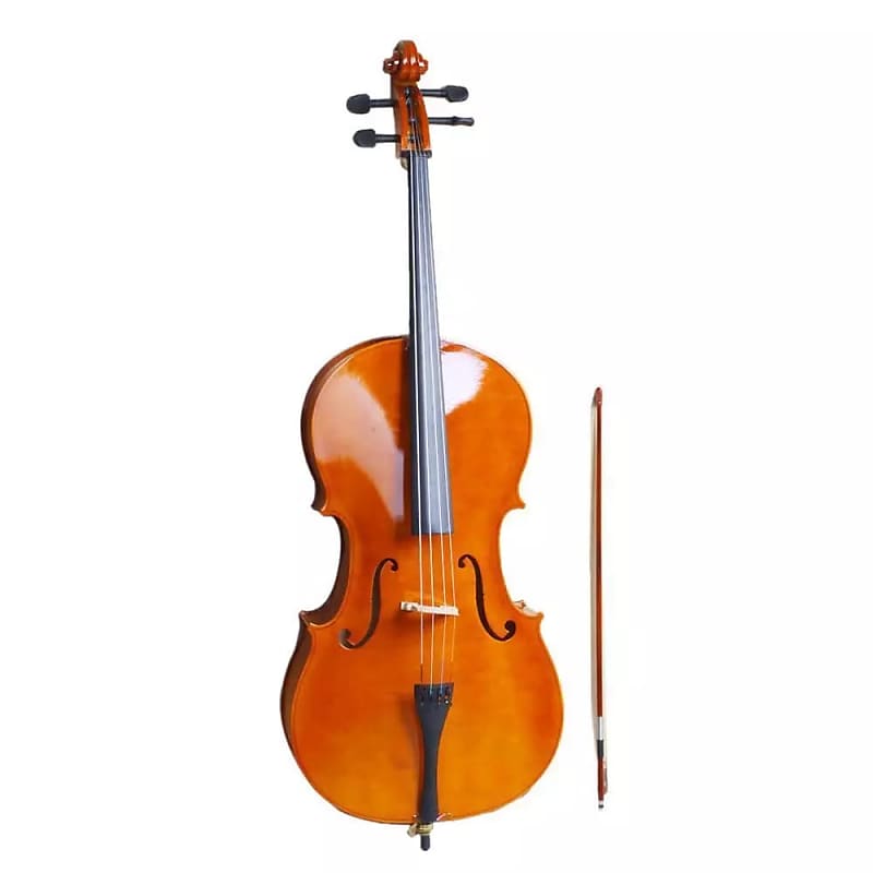 Professional Cello 4/4 Full Size Basswood Set With | Reverb