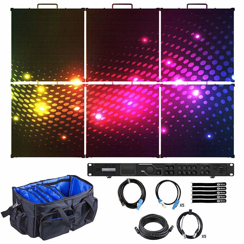 ADJ VS2 Vision Series 3x2 LED Video Panel System w Processor | Reverb