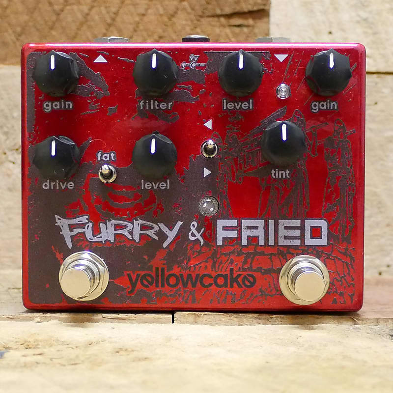 Yellowcake Furry and Fried 2018 (Red/Black Graphic) | Reverb