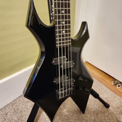 B.C. Rich NJ Series Warlock 5-String Bass - Fully Upgraded | Reverb