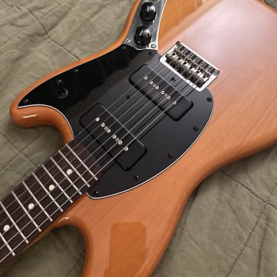 Fender Mustang P90 Partscaster - Aged Natural | Reverb