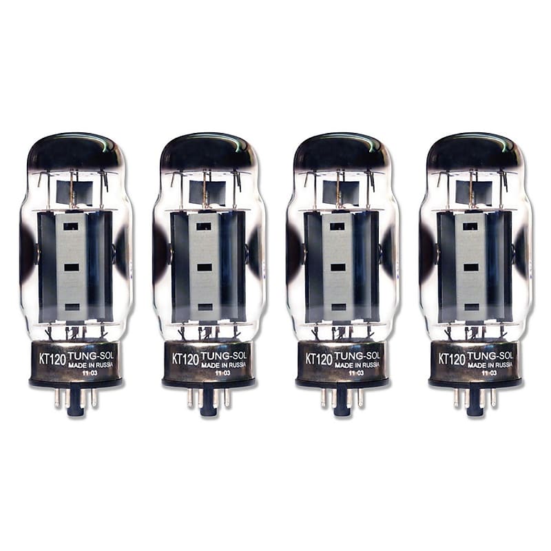 New Matched Quad (4) Tung-Sol KT120 Vacuum Tubes | Reverb