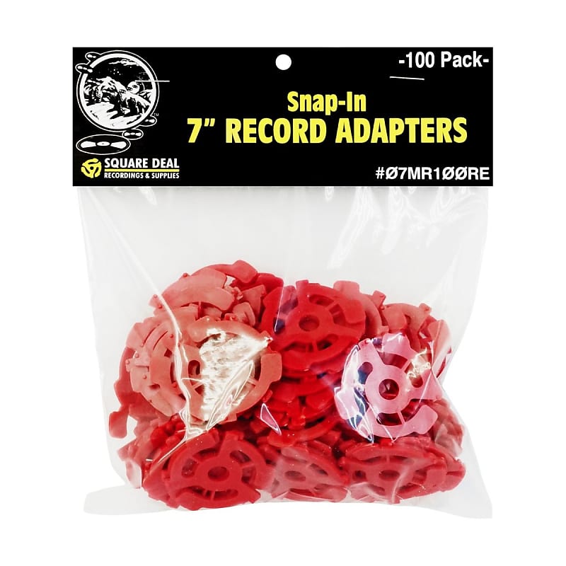 (100) 7" Plastic Record Adapter (AKA. "45 Adapter") Inserts - | Reverb