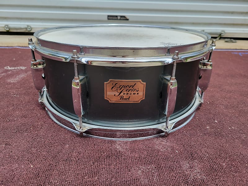 Pearl Export Series 14x5.5" 8-Lug Snare Drum - Metallic Grey | Reverb