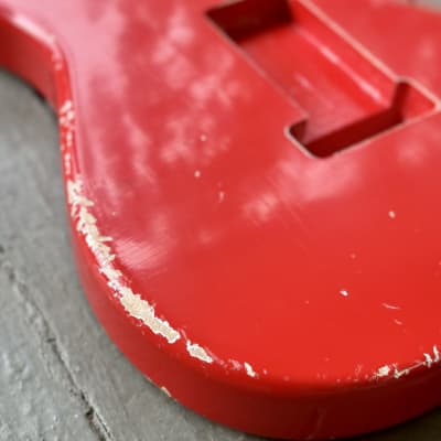 MJT VTS - Stratocaster Body - 3lb 15oz - Fiesta Red Relic | Reverb