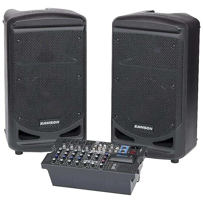 Samson Samson XP1000 Portable PA 2021 Gray and Black | Reverb