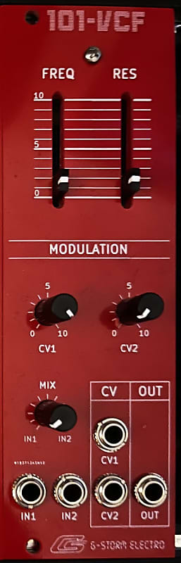 G-Storm Electro 101-VCF - Red | Reverb