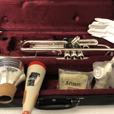 F. Besson International Series - Silver w/case + accessories | Reverb