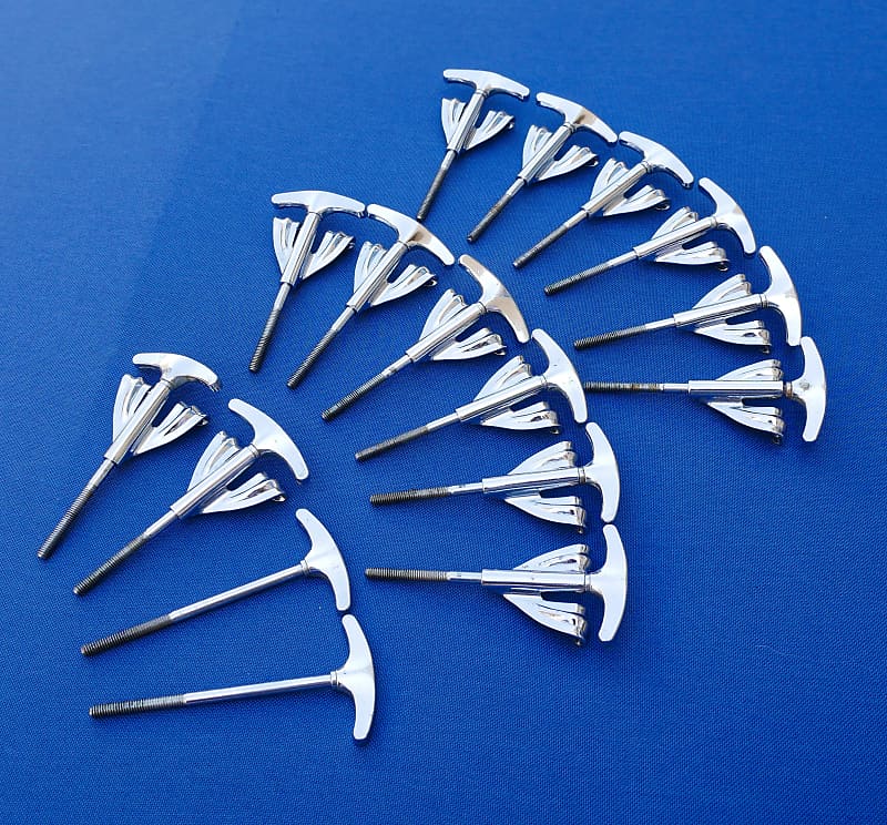 Ludwig Super Classic Vistalite Clawhooks Claws T-rods Pack Of | Reverb