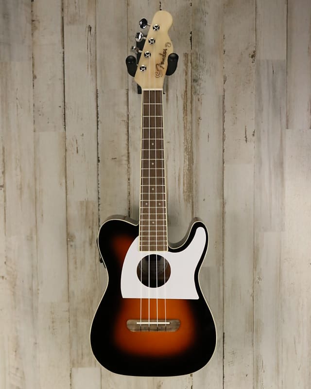 DEMO Fender Fullerton Tele Uke - 2-Color Sunburst (179) | Reverb