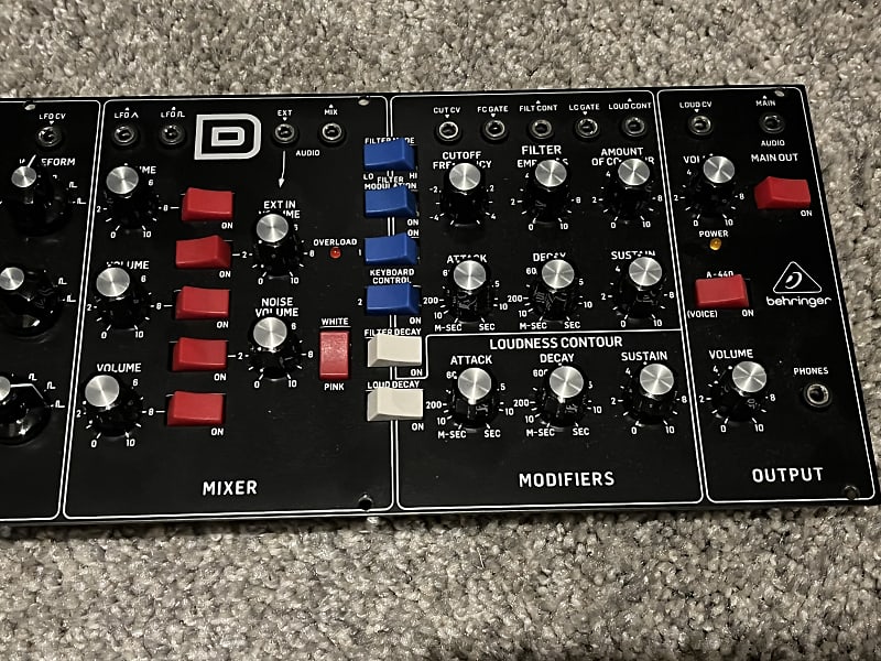 Behringer Model D Analog Synthesizer MODULE ONLY | Reverb