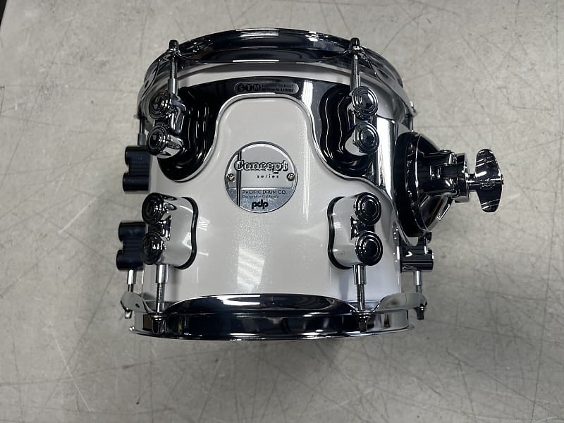 PDP Concept maple 8 diameter x 7 deep tom - White | Reverb