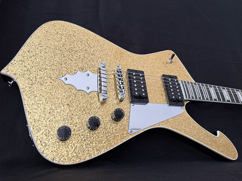 Ibanez Iceman Paul Stanley Gold Sparkle (PS60-GSL) 2023 - | Reverb