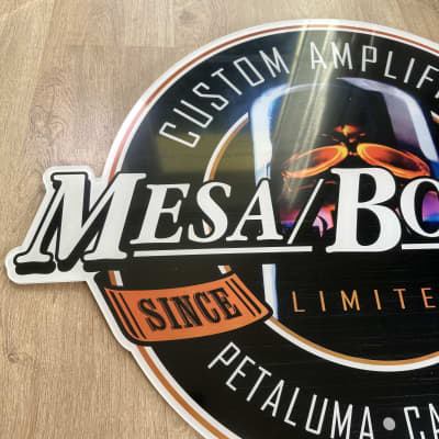 Mesa Boogie Logo Guitar Shop Sign Logo 2021 Rare Collectible | Reverb