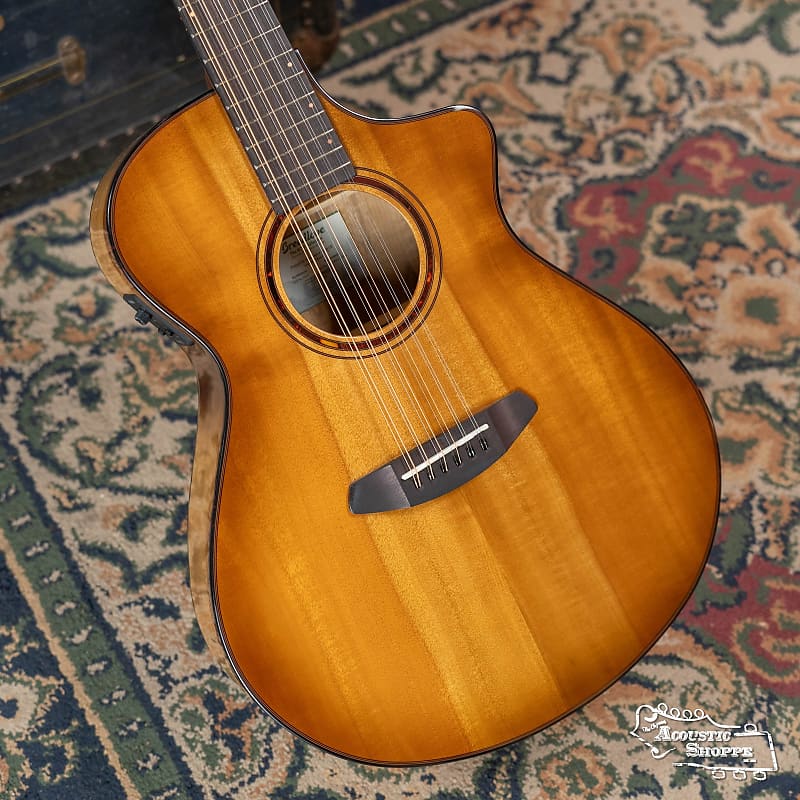 Breedlove Exotic S Concert Amber All Myrtlewood 12-String | Reverb