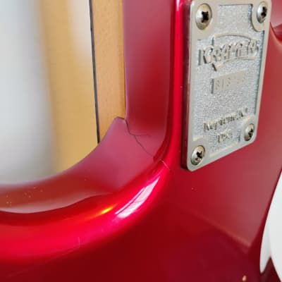 Kramer Focus 2000 Candy Apple Red Body - Focus 3000 Maple | Reverb