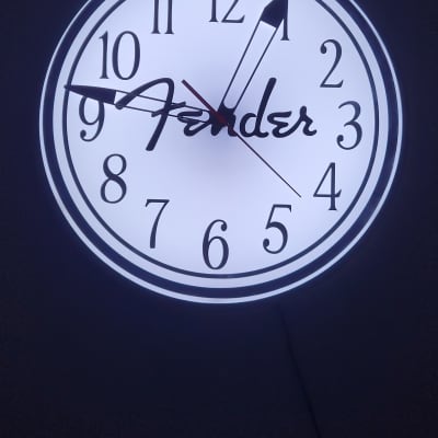 Fender Musical Instruments Spaghetti Logo Dealer Style Round | Reverb