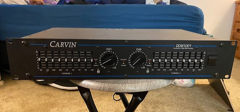 Carvin DCM 1001 Power Amplifier Black (1000 Watt) | Reverb