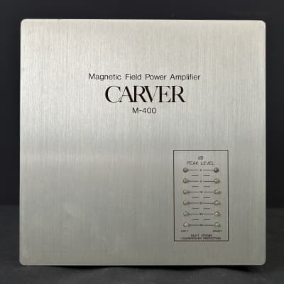 Carver M-400 Cube Magnetic Field Stereo/Mono Power Amplifier | Reverb