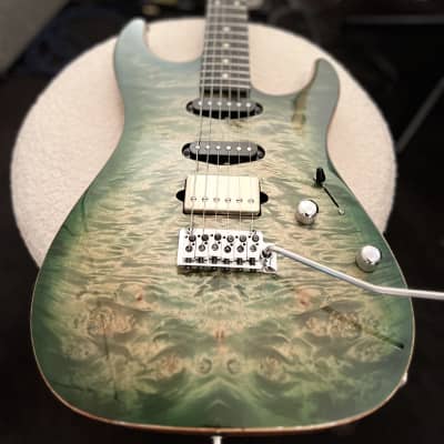 Suhr select standard plus 2022 - Faded Trans Green Burst | Reverb