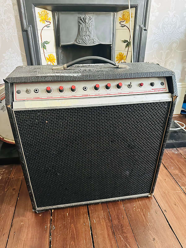 1970s WEM Watkins Dominator 25 bass guitar amplifier 1970's | Reverb