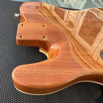 Warmoth Carved Top Telecaster Body with Strat Pocket, | Reverb