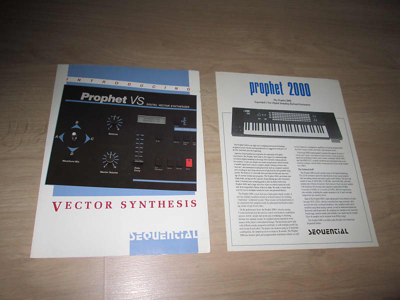 Sequential Circuits Prophet VS+Prophet 2000+ Six-Trak | Reverb France